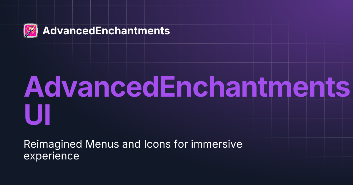 AdvancedEnchantments UI | AdvancedEnchantments